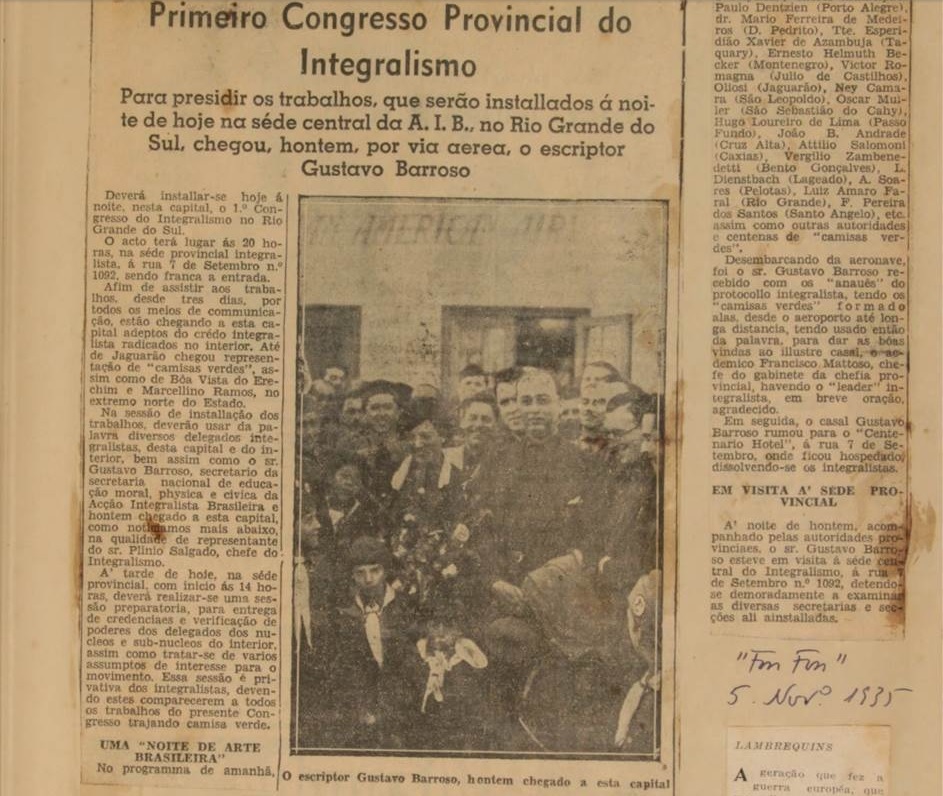 História do Partido de Representação Popular.: "1° Congresso do ...
