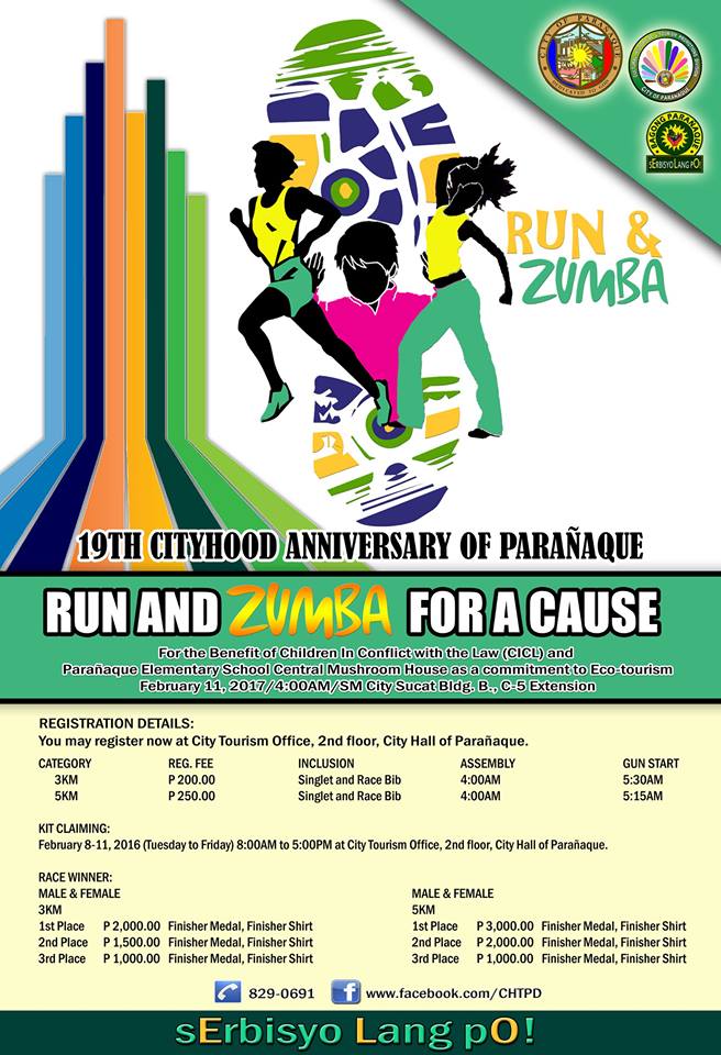 Fun Run Philippines: February 11, 2017 - RUN AND ZUMBA FOR A CAUSE
