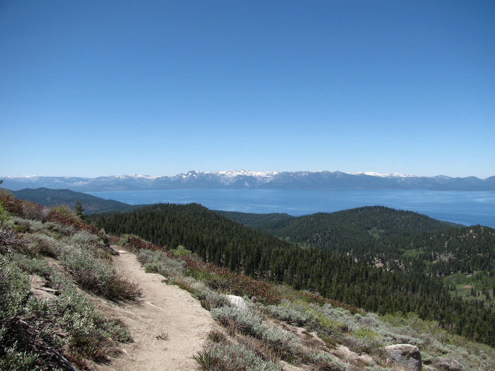 Exploring the American West: Lake Tahoe Trail Hike Spooner Summit ...