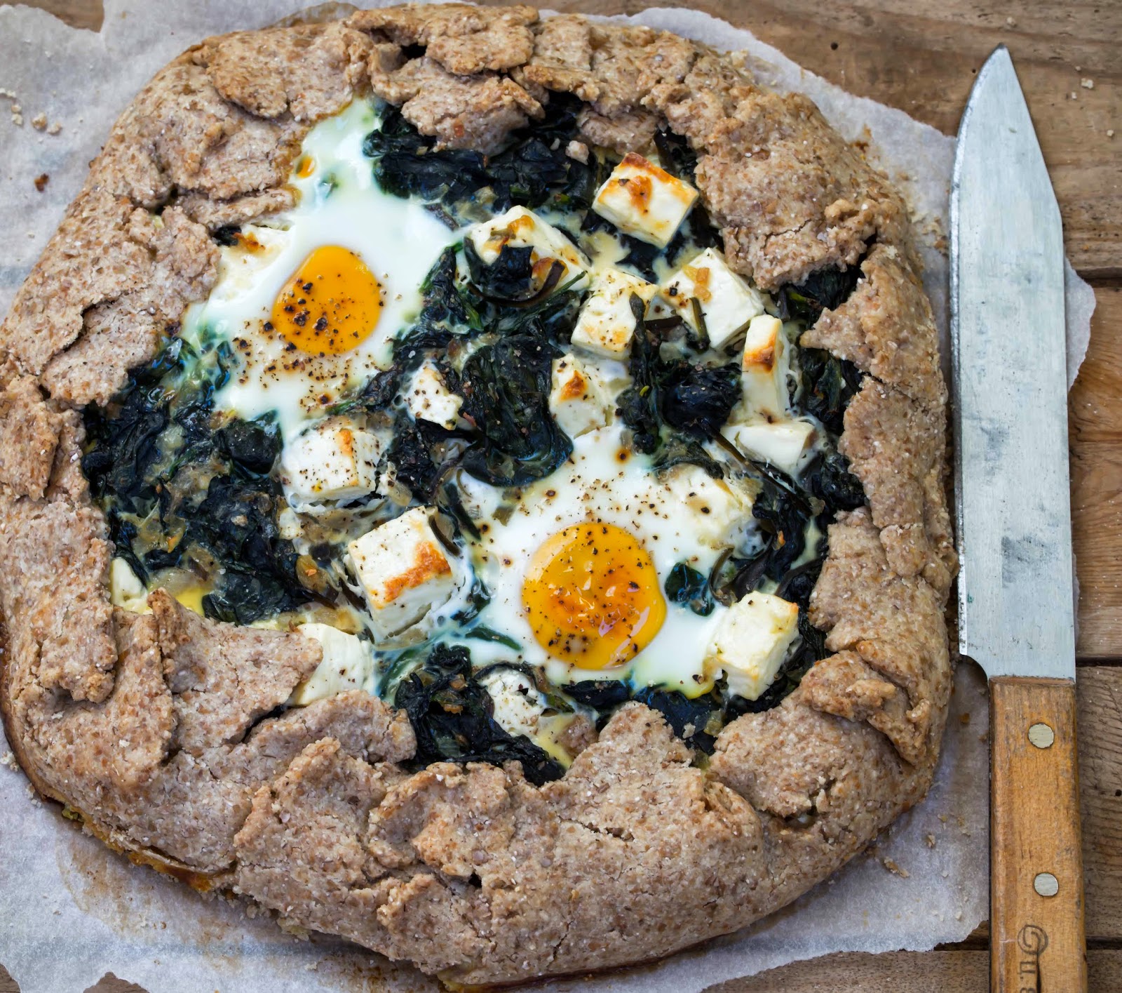 Silja, Food & Paris: Spinati-feta galette