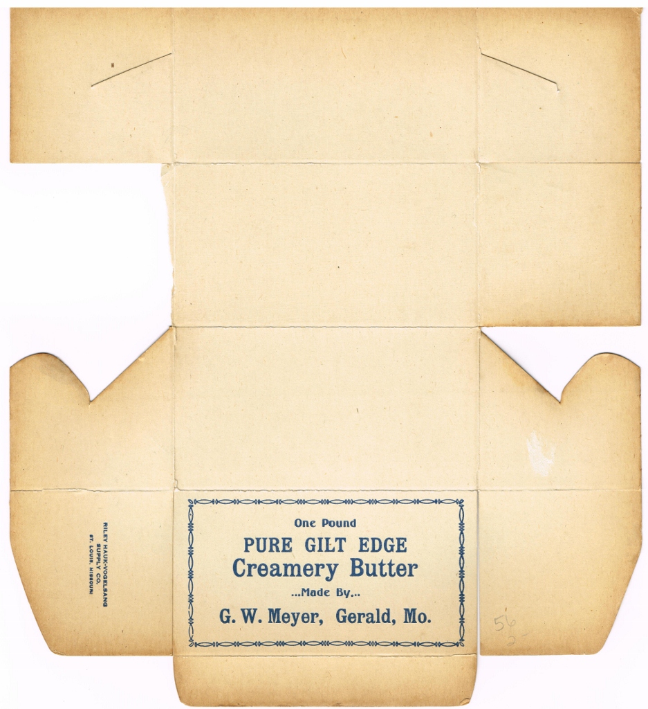 Printable Antique Butter Box - Knick of Time