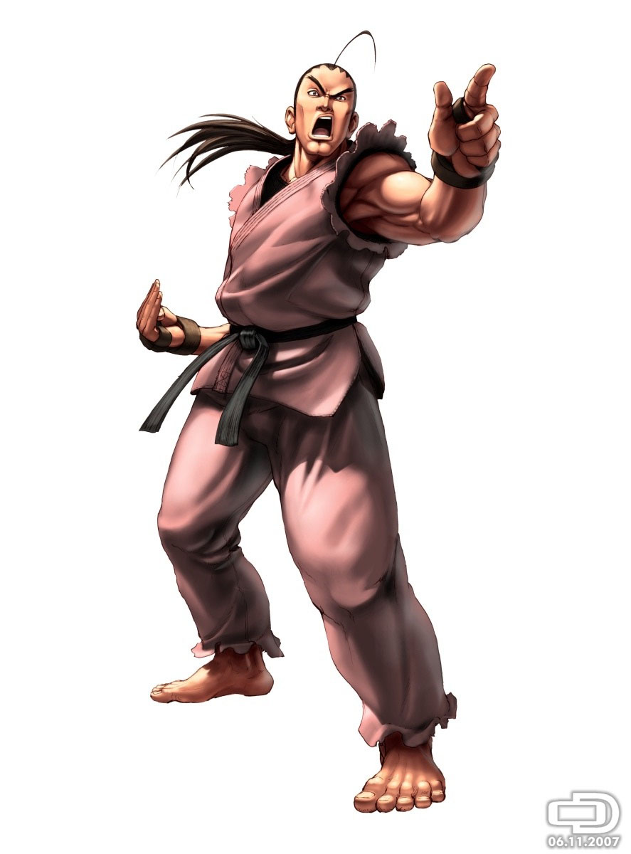 All Videogame Fighting Characters: Dan Hibiki (STREET FIGHTER)