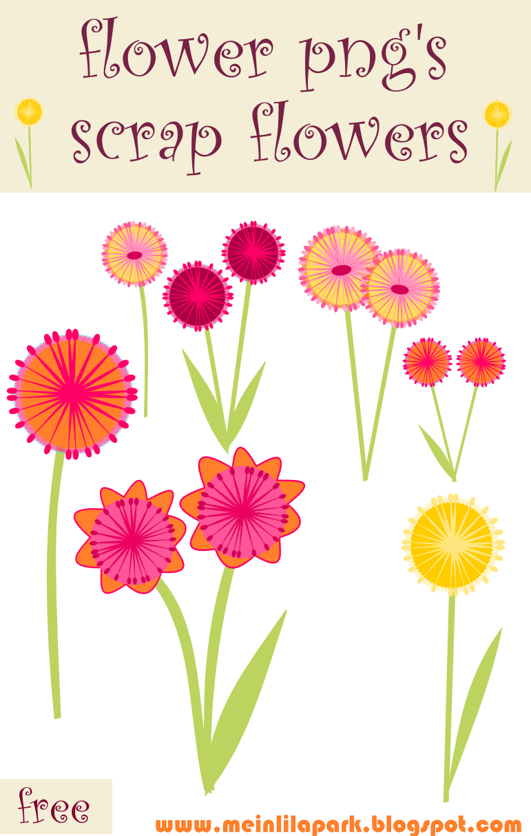 Free scrapbook flower clipart