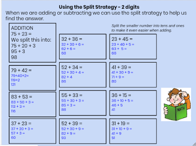 Fotu @ Panmure Bridge School: Split Strategy - 2 digit addition