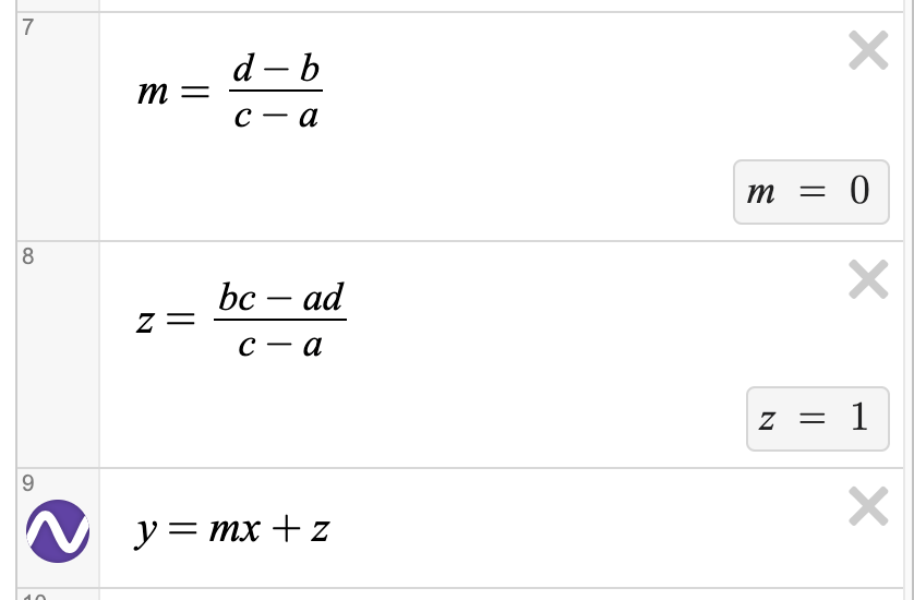 Desmos CL - Lesson 23: Random Standard Linear Equation to Graph