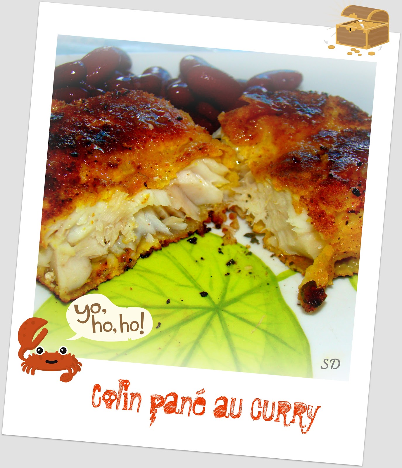 Colin pané au curry