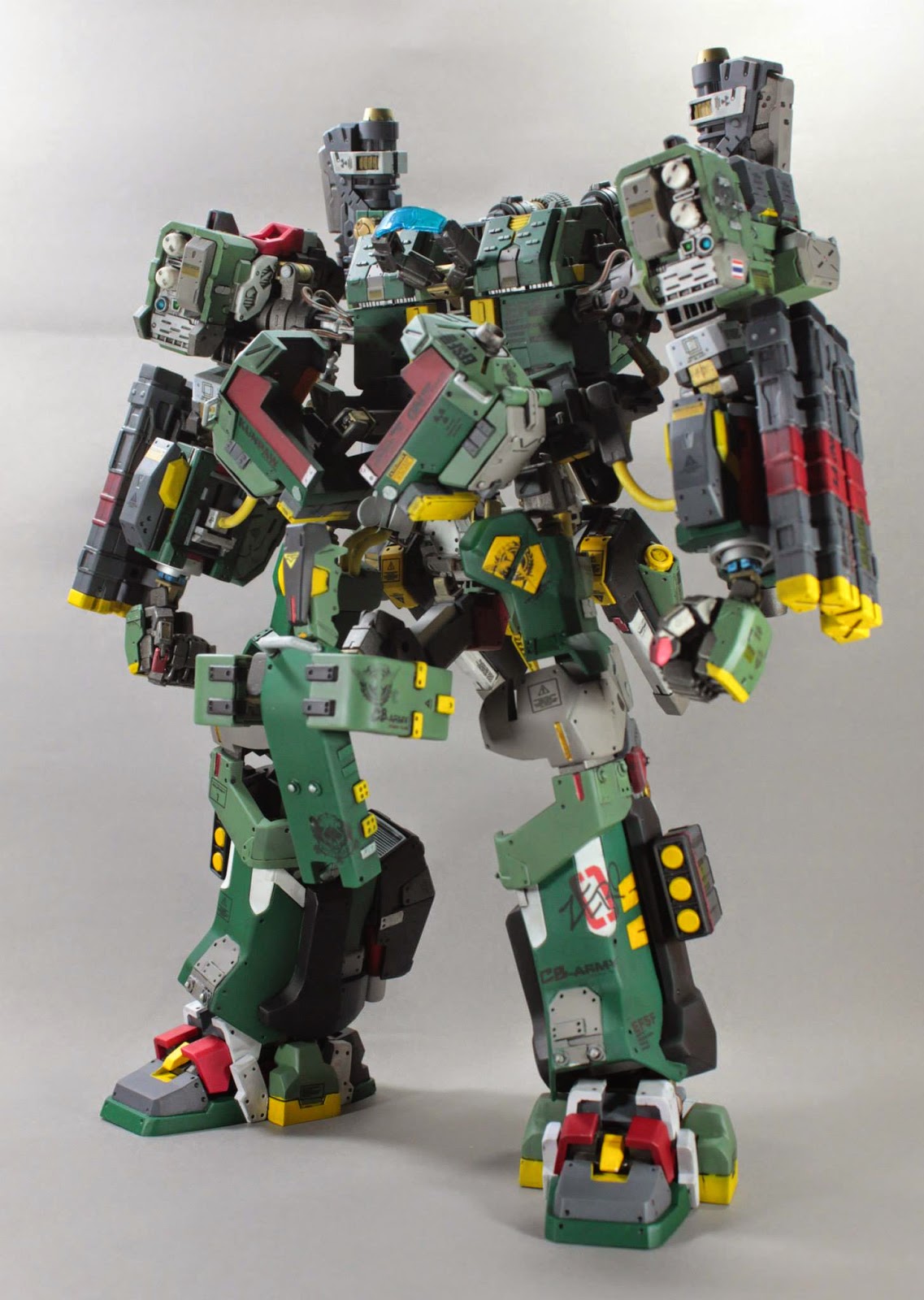 Custom Build: 1/144 GNG-0001-Strike Buster + GN Striker "Strike Buster ...