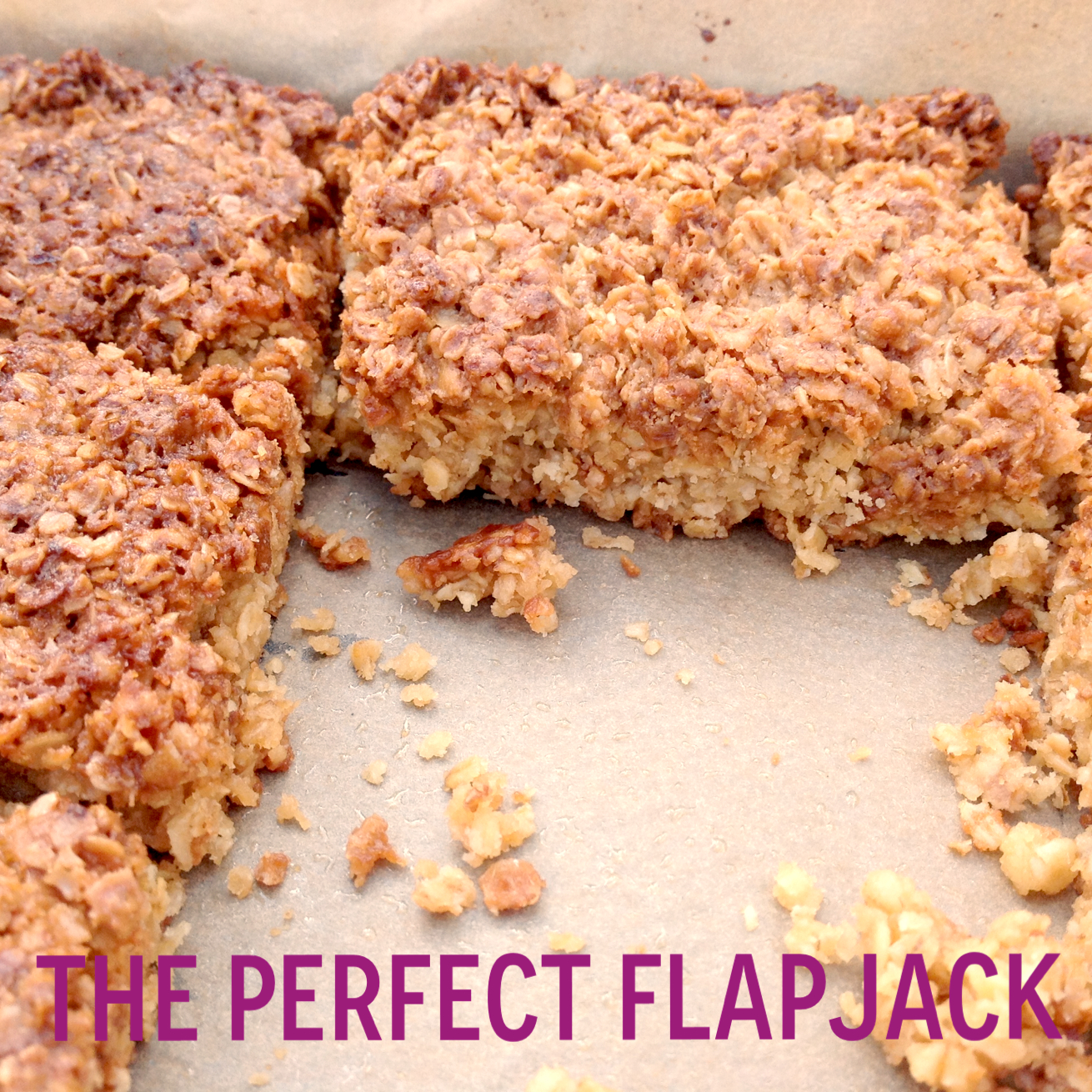 The Perfect Flapjack | A Saucy Stitch