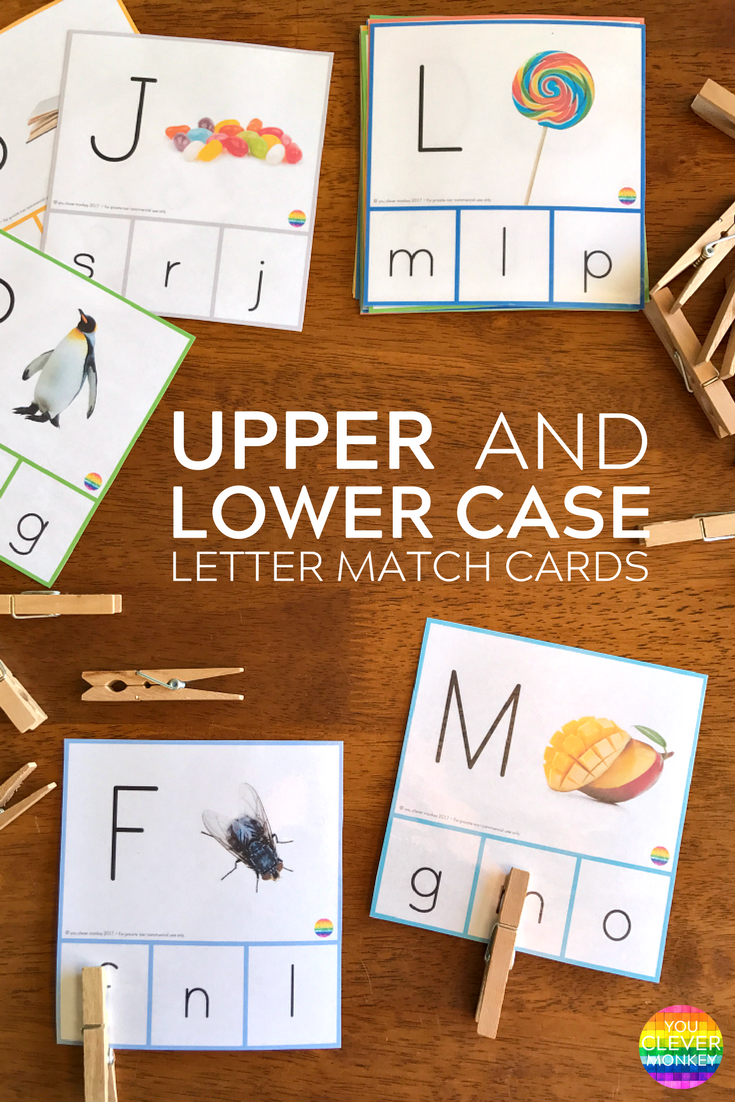 HOW TO CLEVERLY TEACH CHILDREN UPPER CASE LETTERS | you clever monkey