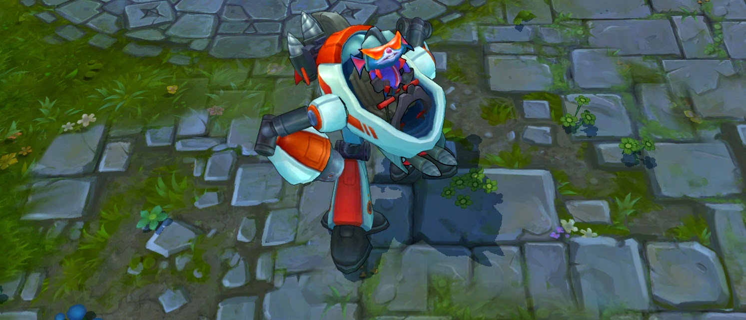 League Of Legends Player's Blog: New Rumble Skin: Super Galaxy Rumble