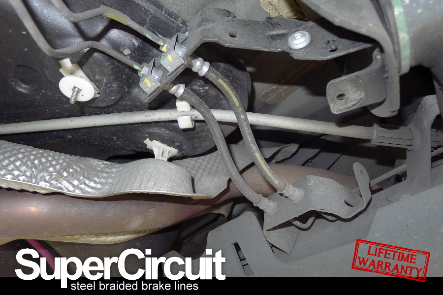 SUPERCIRCUIT Steel Braided Brake Lines: Renault Clio IV RS (200) EDC ...