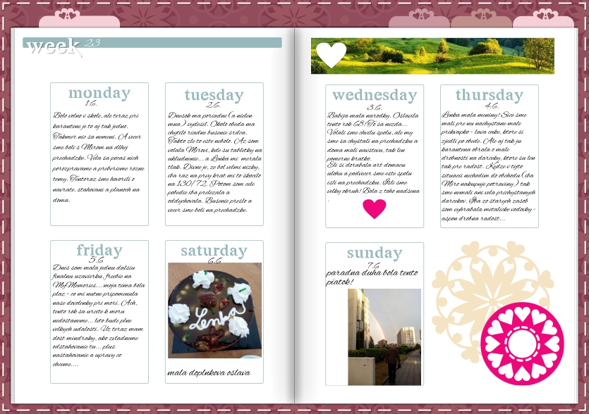 How I journal in my digital planner.