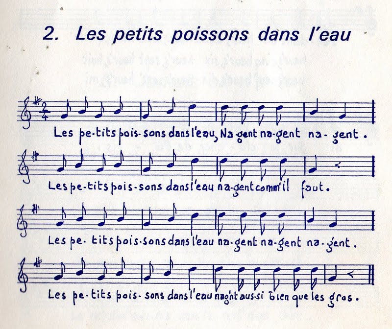 Les p'tites partoches: Les petits poissons dans l'eau