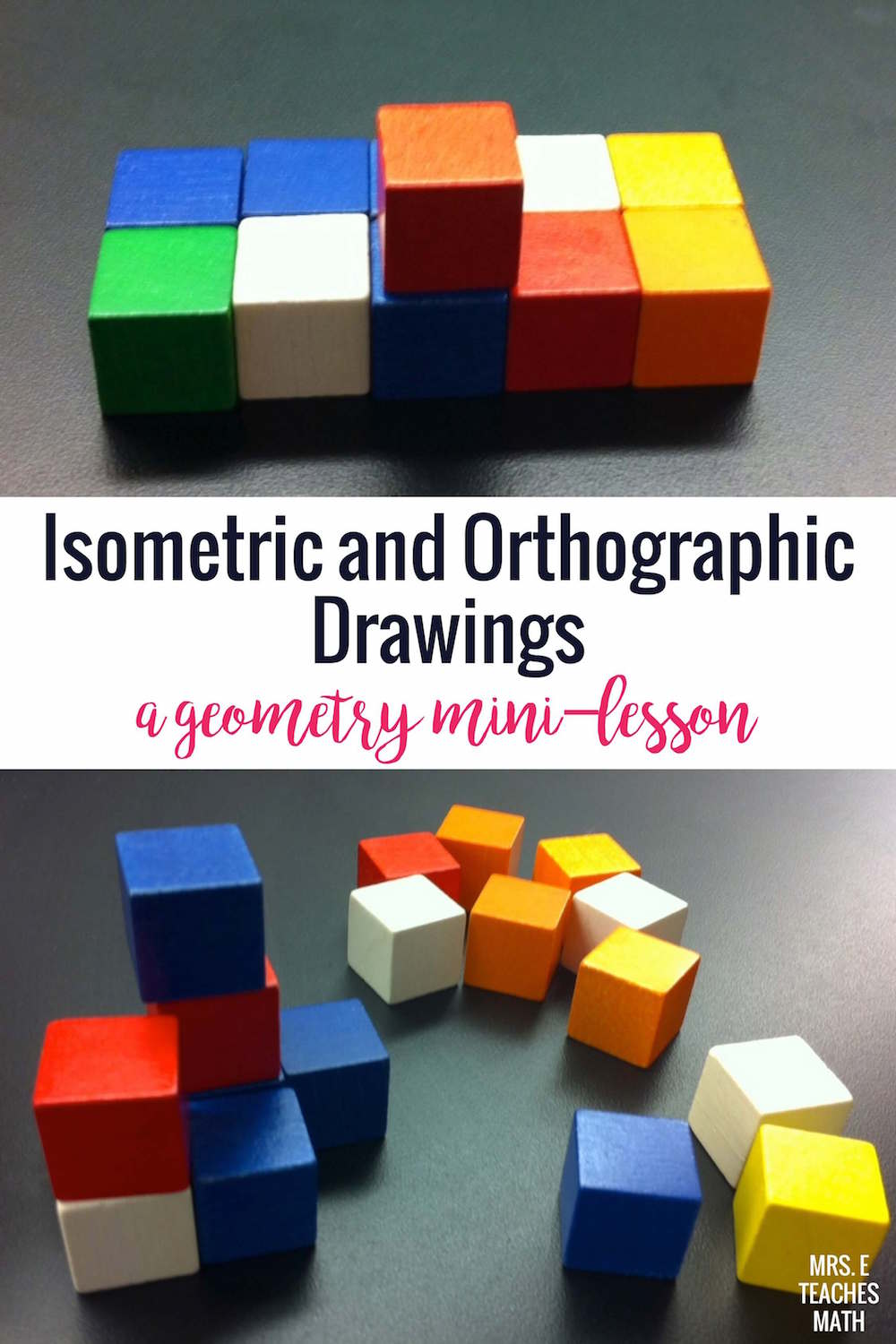 Isometric and Orthographic Drawings | Mrs. E Teaches Math