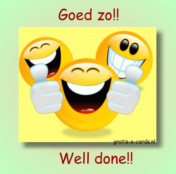 Juf Sarah: Weer een klasspel verdiend! Wat zijn wij goed bezig!