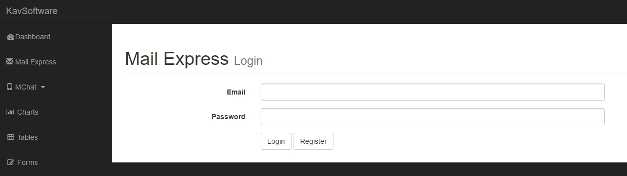 Mail Express web application
