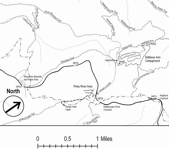 Guide to Shenandoah National Park and Skyline Drive: Mathews Arm ...