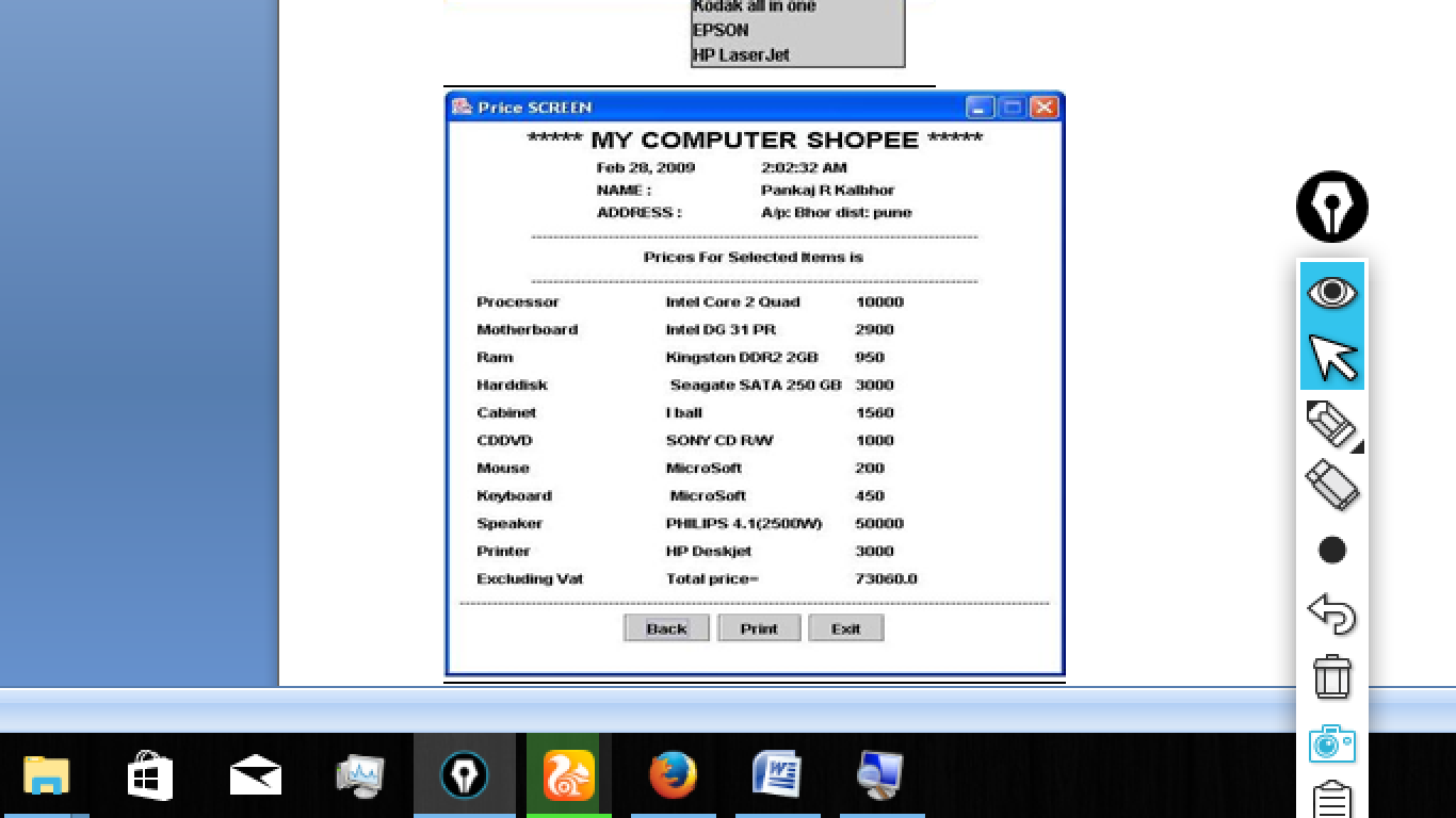 DayDreamerTech: Computer shop management System