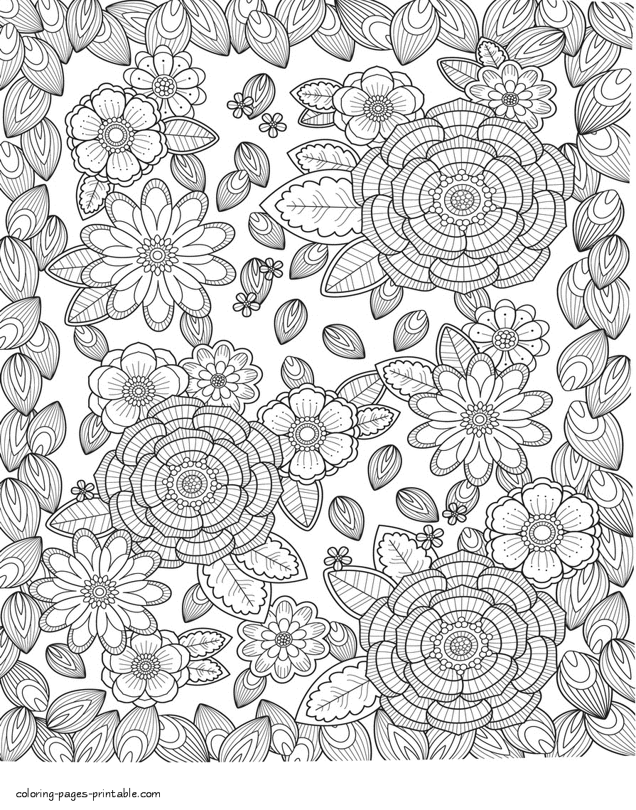 Difficult Coloring Pages ~ Coloring Print