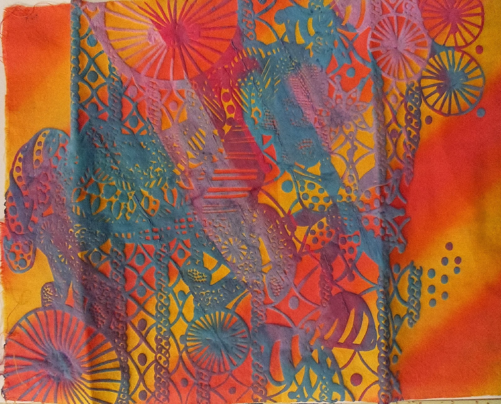 Naomi Peace's Textiles: My Screen Prints on Cotton