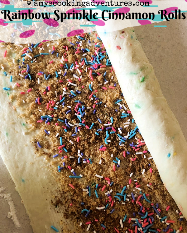 Rainbow Sprinkle Cinnamon Rolls