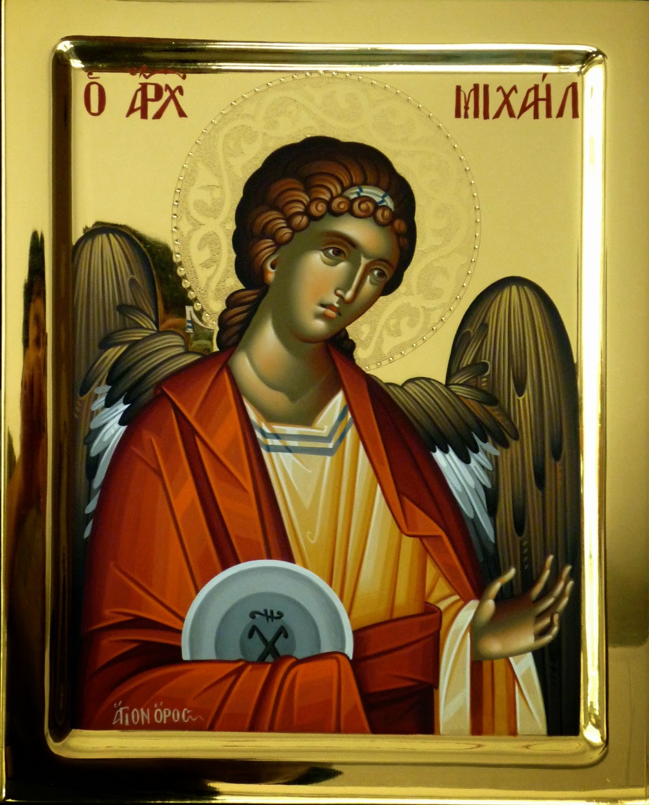 Αγιογραφίες δια χειρός Αμβροσιάδη Κωνσταντίνου: ΑΡΧΑΓΓΕΛΟΣ ΜΙΧΑΗΛ ...
