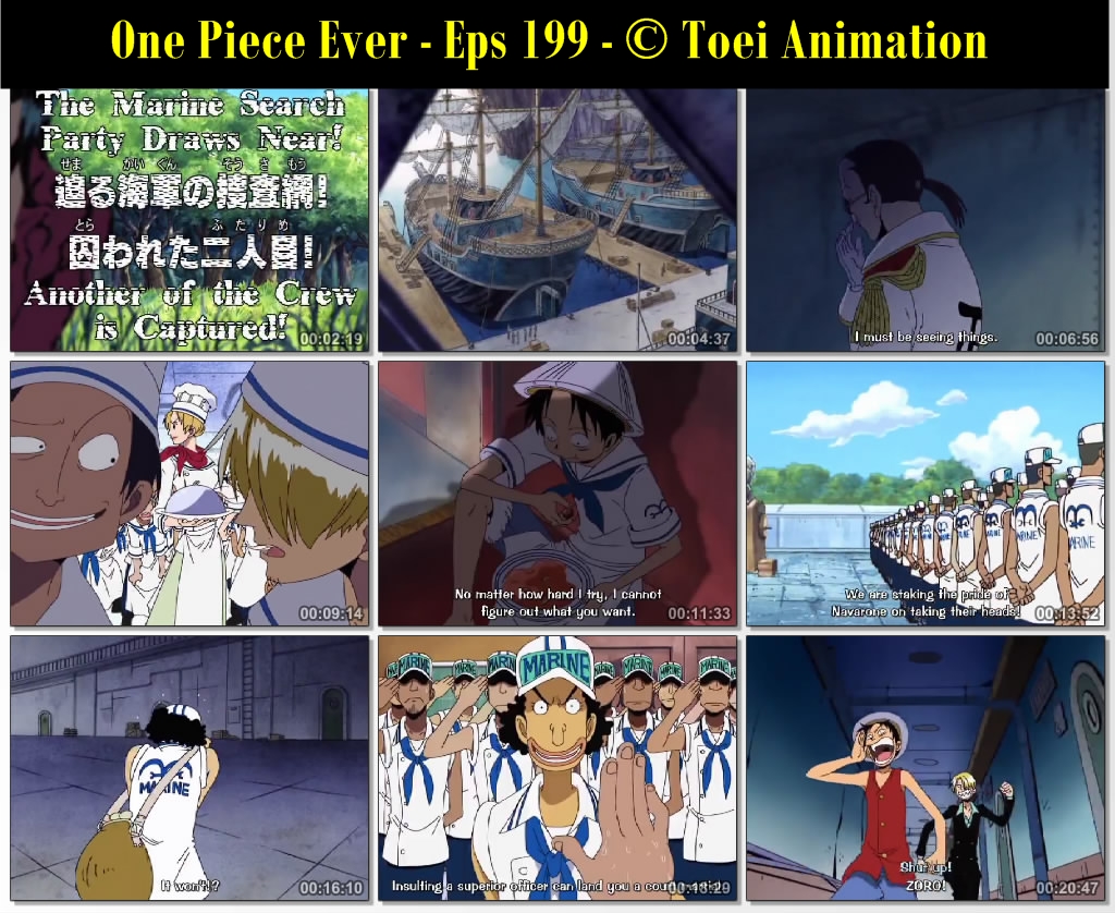 One Piece Ever: Episode 199 - The Marine Search Party Draws Near ...