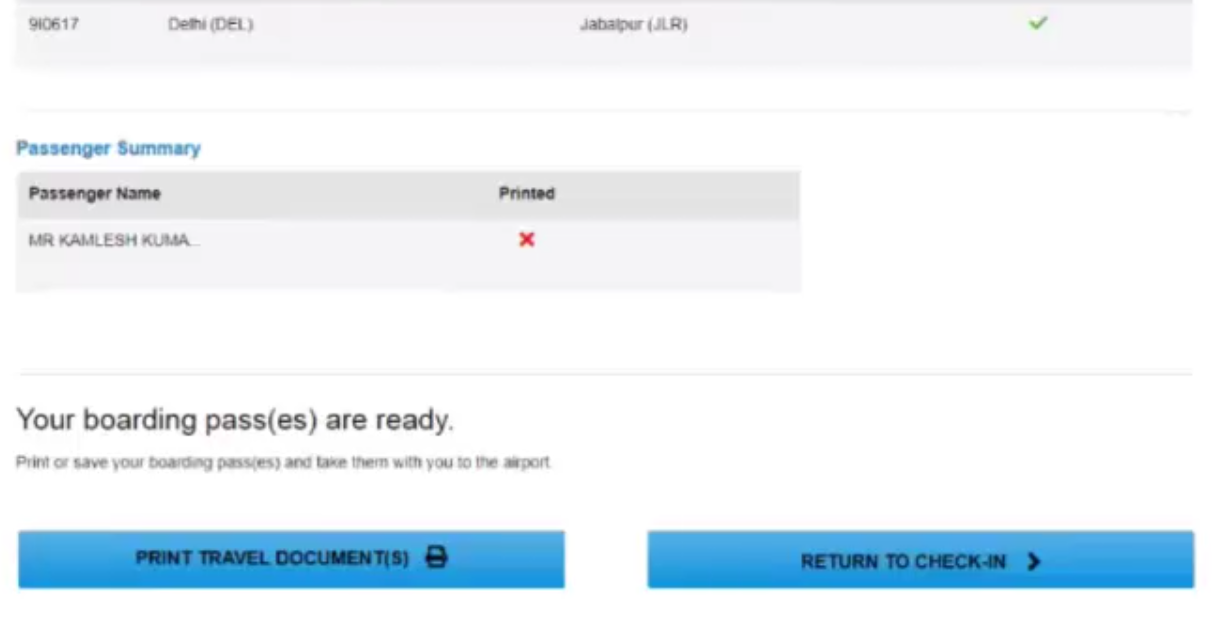 How to do Air India web check in? Air India boarding pass download.