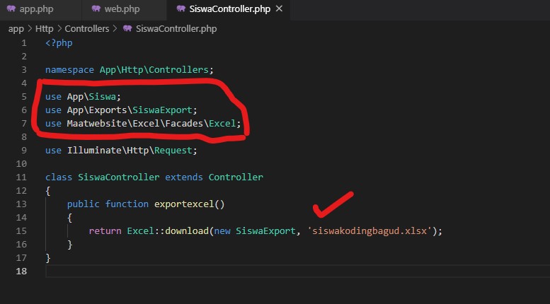 Cara Export Excel Dengan Laravel Koding Bagus