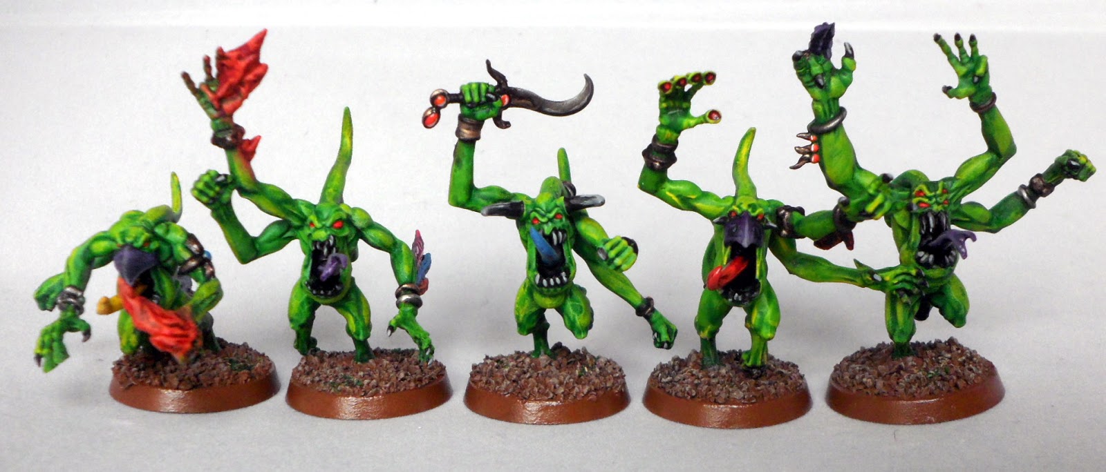 WeeMen: Chaos 'Pink' Horrors Commission by Rob at 30Kplus40k