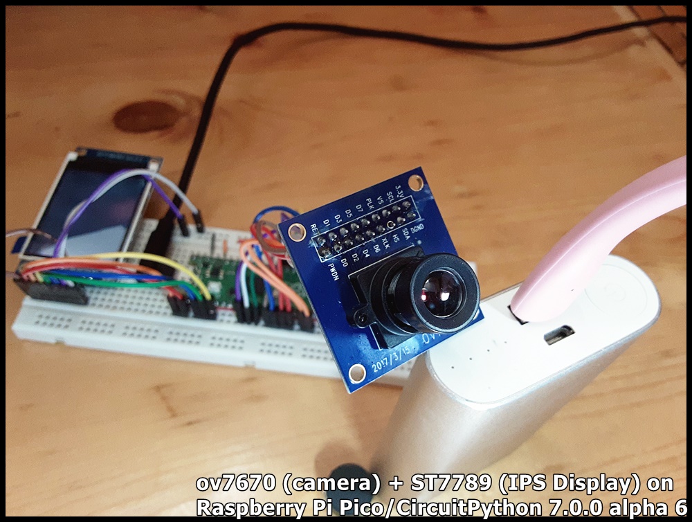 Hello Raspberry Pi: ov7670/ov2640 + ST7789 (IPS Display) on Raspberry ...