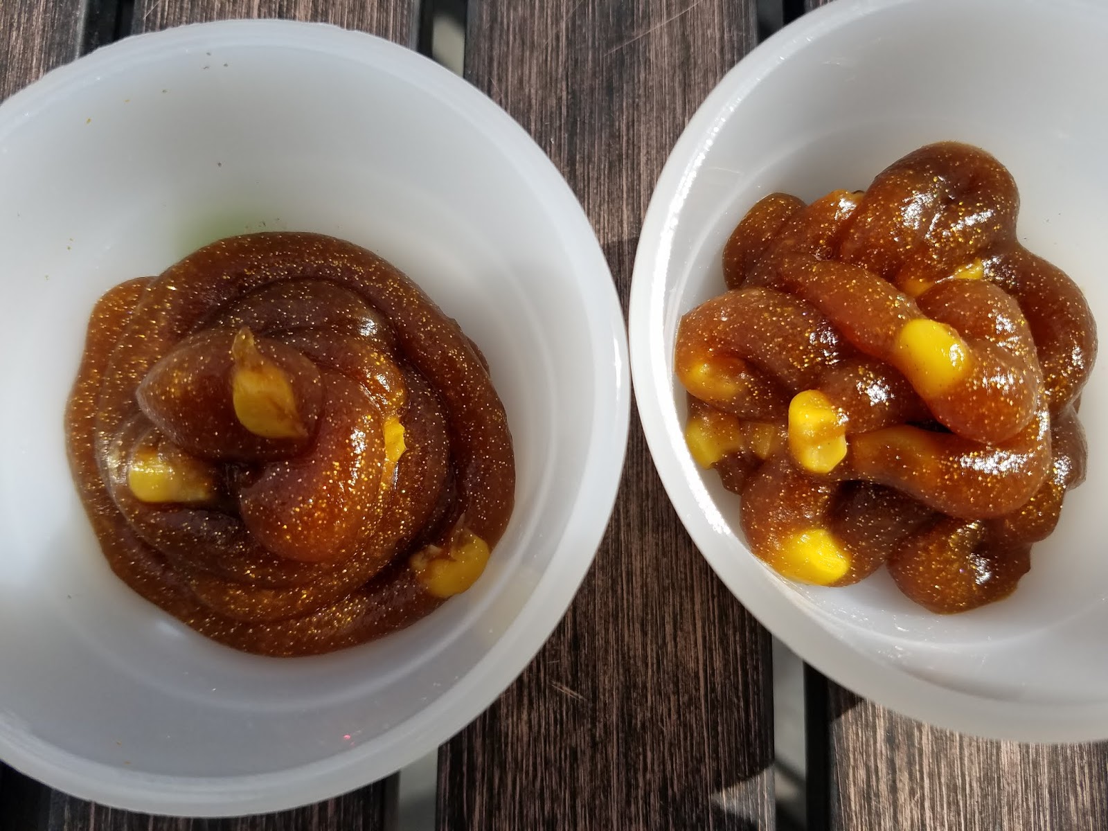 Corn Flavored Glittery Poop Pudding ~ Preesi ... Food Whore