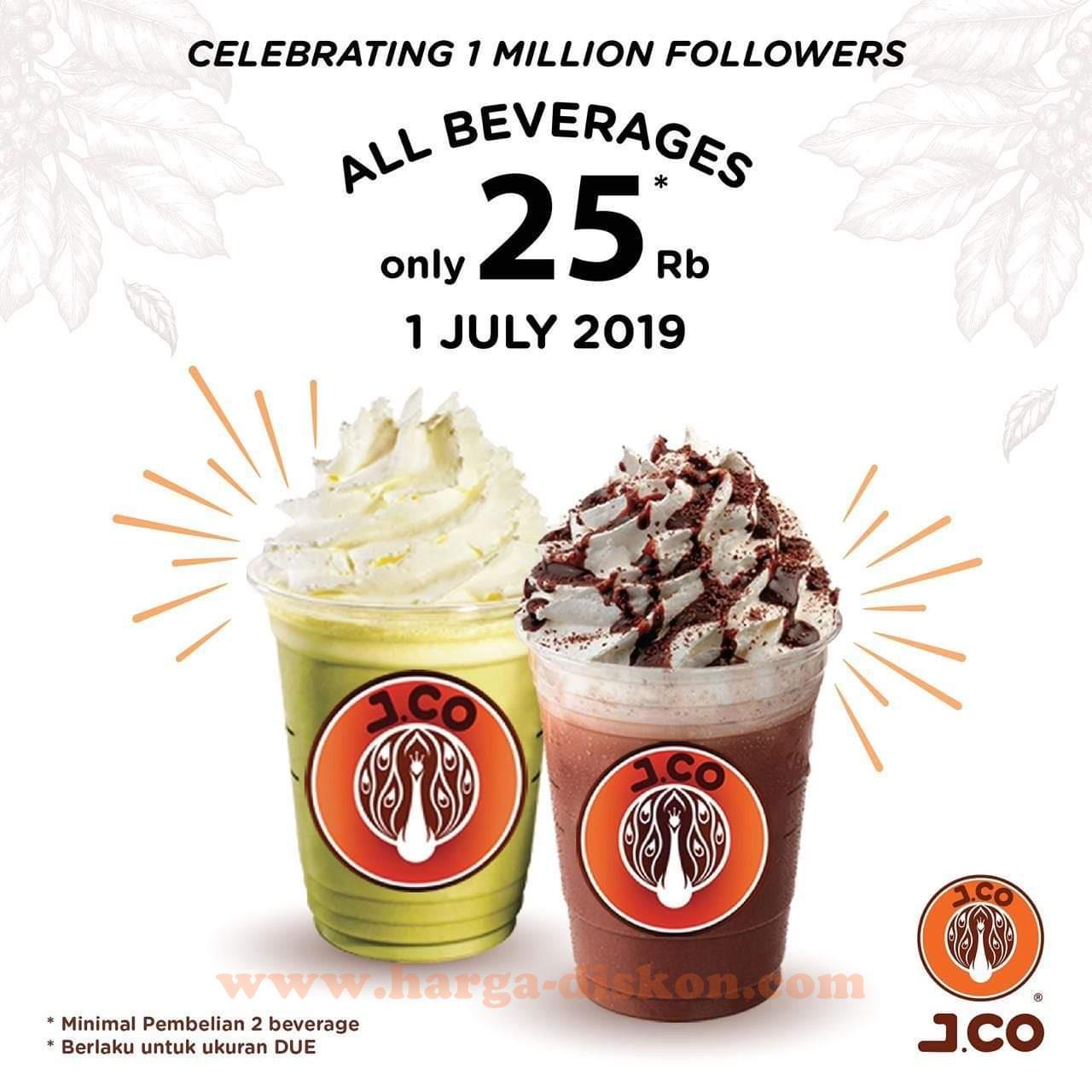 Promo JCO Terbaru Merayakan 1 Juta Followers