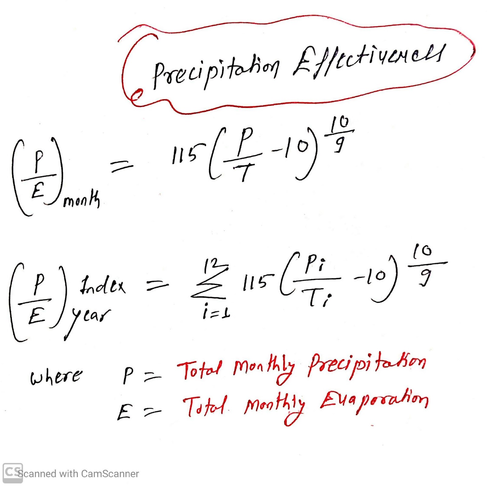Thornthwaite Climate Classification | Climatology UPSC geography ...