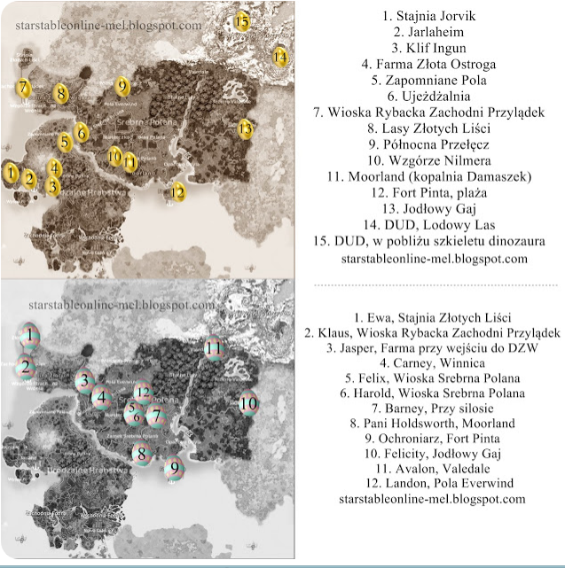Star Stable Online : Rose: Przydatne|Mapy|Spisy|Instrukcje|