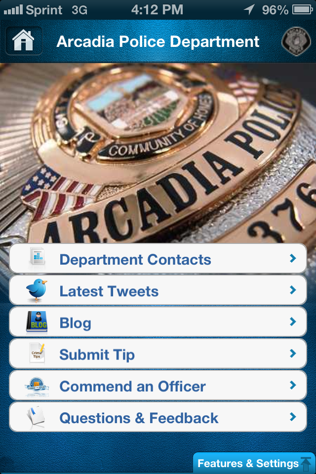 Arcadia Police Department News & Information Blog: December 2012