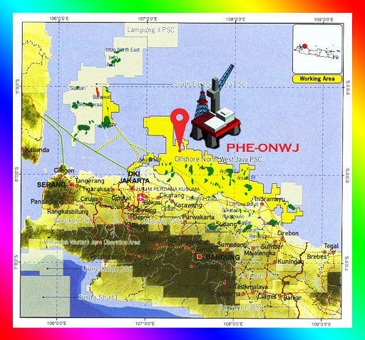 FK-1 wells in Indramayu waters in West Java