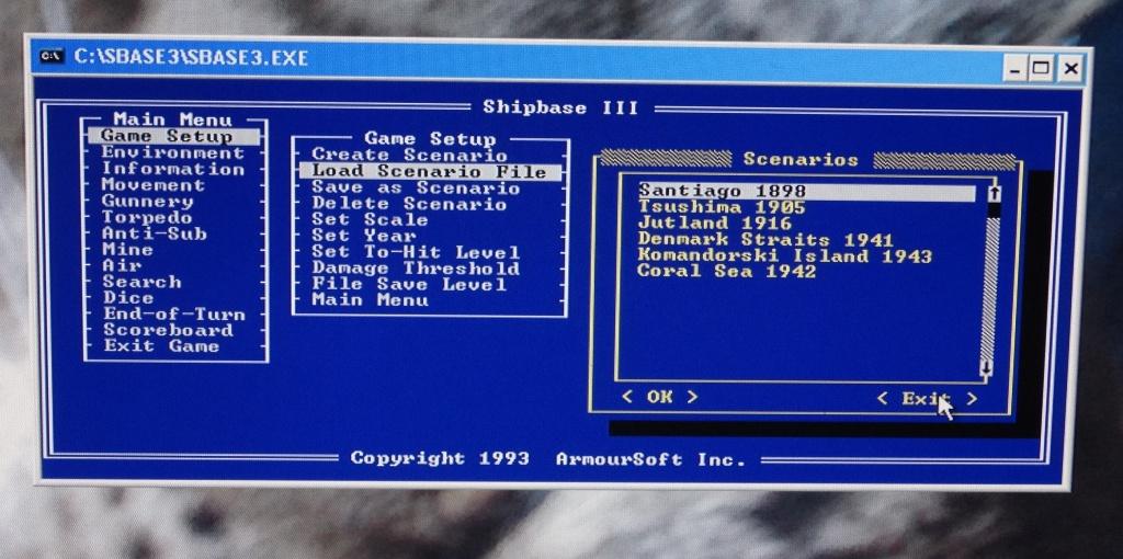 abc wargamers: ShipBase III Naval Computer rules from 1993