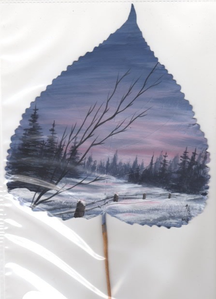 Creative Sanju: Leaf Painting