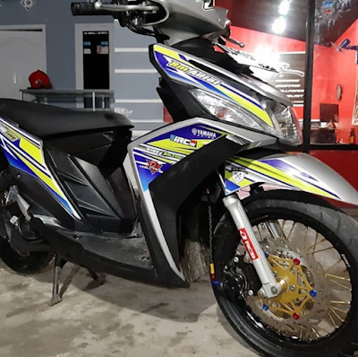 10 Modifikasi Mio Standar Jadi Lebih Garang