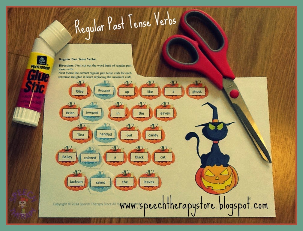 Speech Therapy: Happy Almost Halloween!