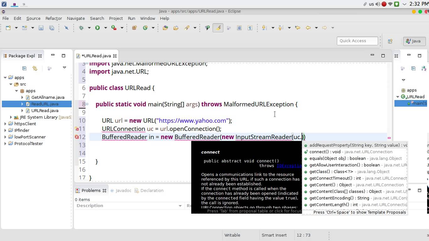 98 JAVA Networking Read using URLConnection | كورسات بالعربي