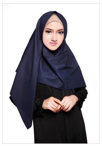 10 Kreasi Model Hijab Modern Segi Tiga Terbaru 2016