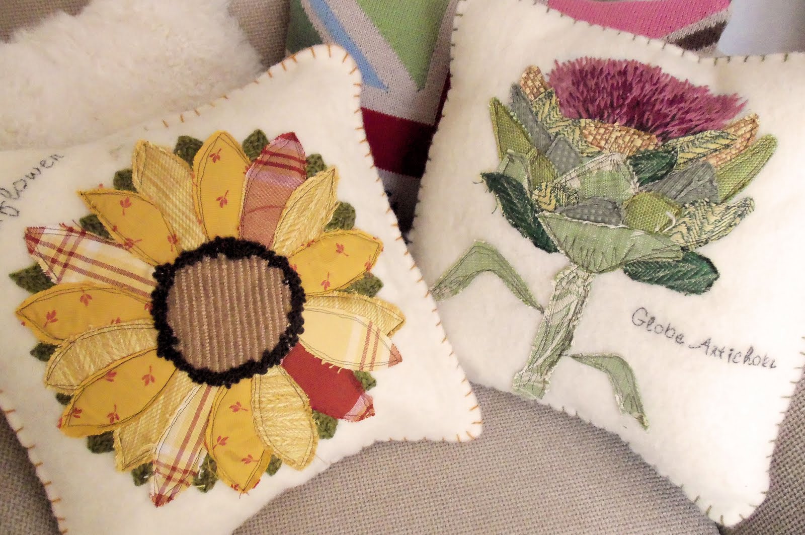 Flower & Fruit Applique: Free Sunflower Pattern for you – Bustle & Sew