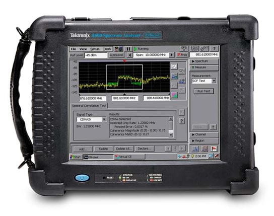 What is a handheld spectrum analyzer?
