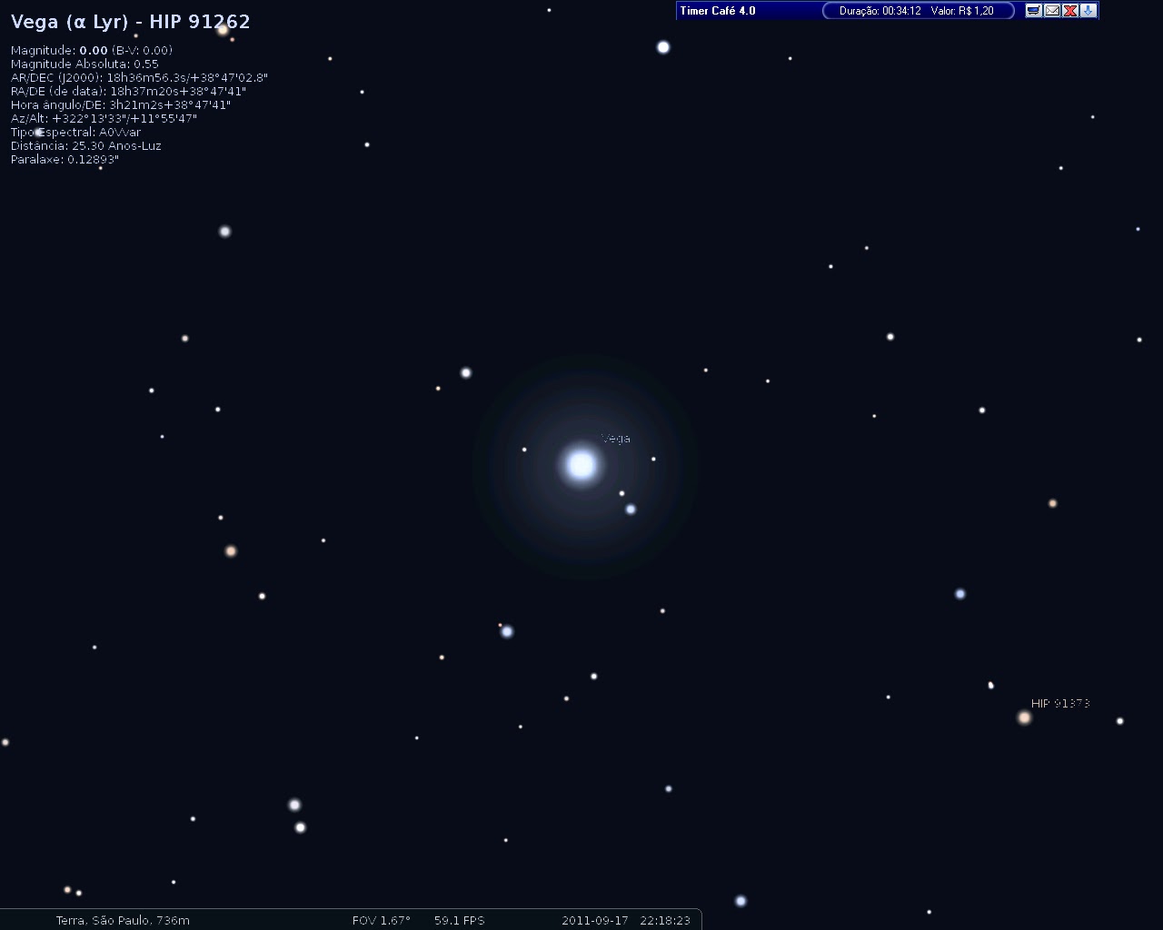 Corpos Celestes: A COR DAS ESTRELAS