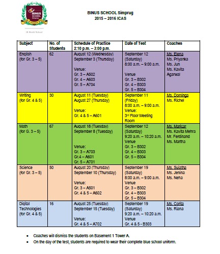 Homepage | Grade 4 Binus School Simprug