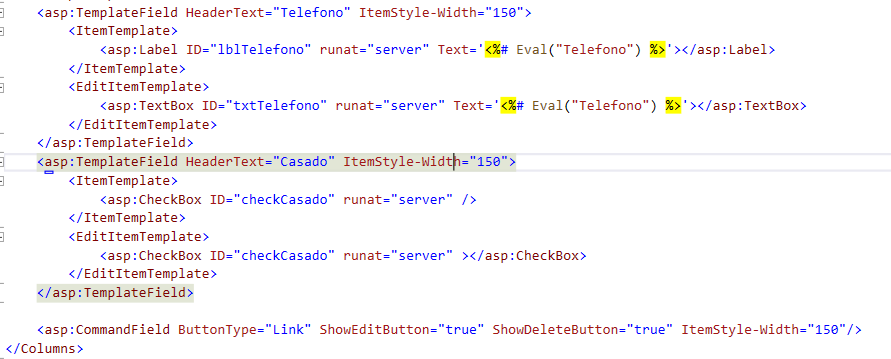 Ligth Knight: CRUD con Entity Framework en ASP.NET y VB.NET, usando un DataGridView.