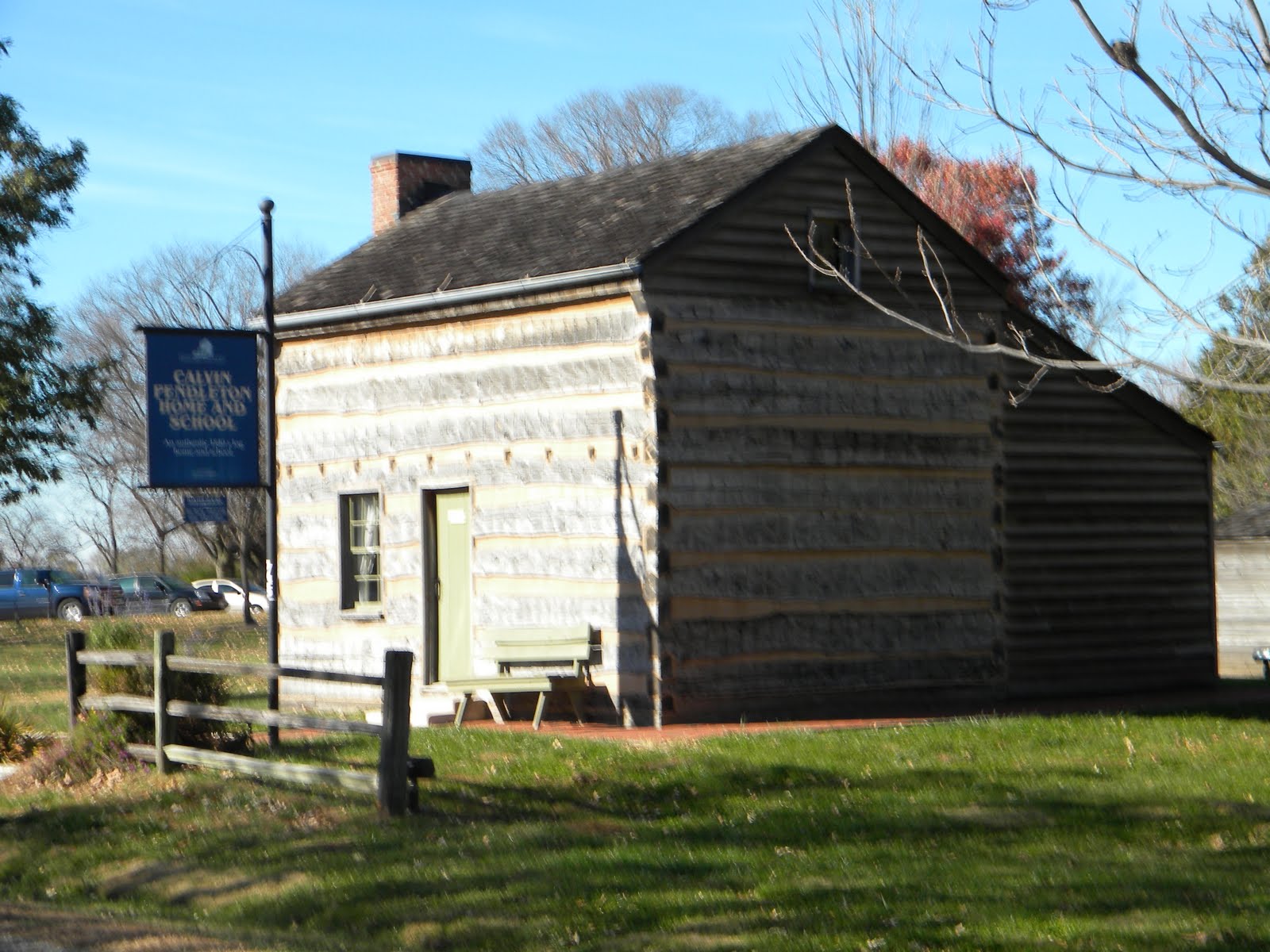 Marcia's Mumblings: Pendleton Log School House