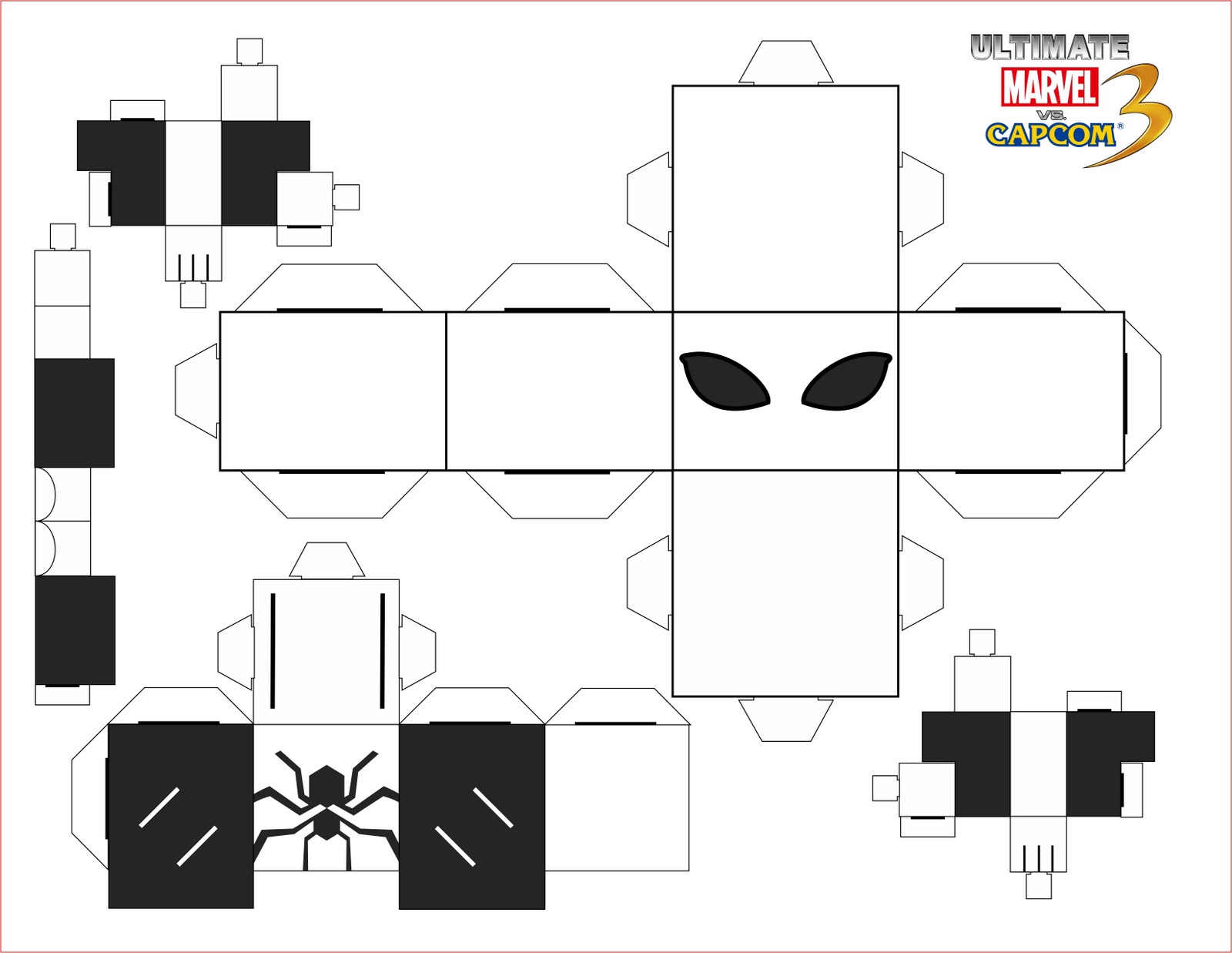 .: Cubeecraft: Spiderman Ultimate Marvel vs Capcom 3